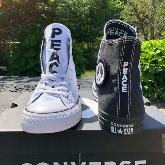 Converse | Shoes | Converse Chuck Taylor All Star Hi Top Seek Peace ...